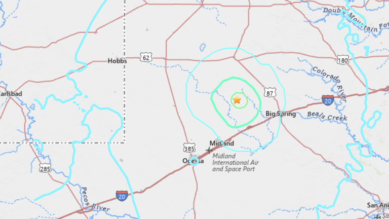 4.8 magnitude earthquake hits West Texas