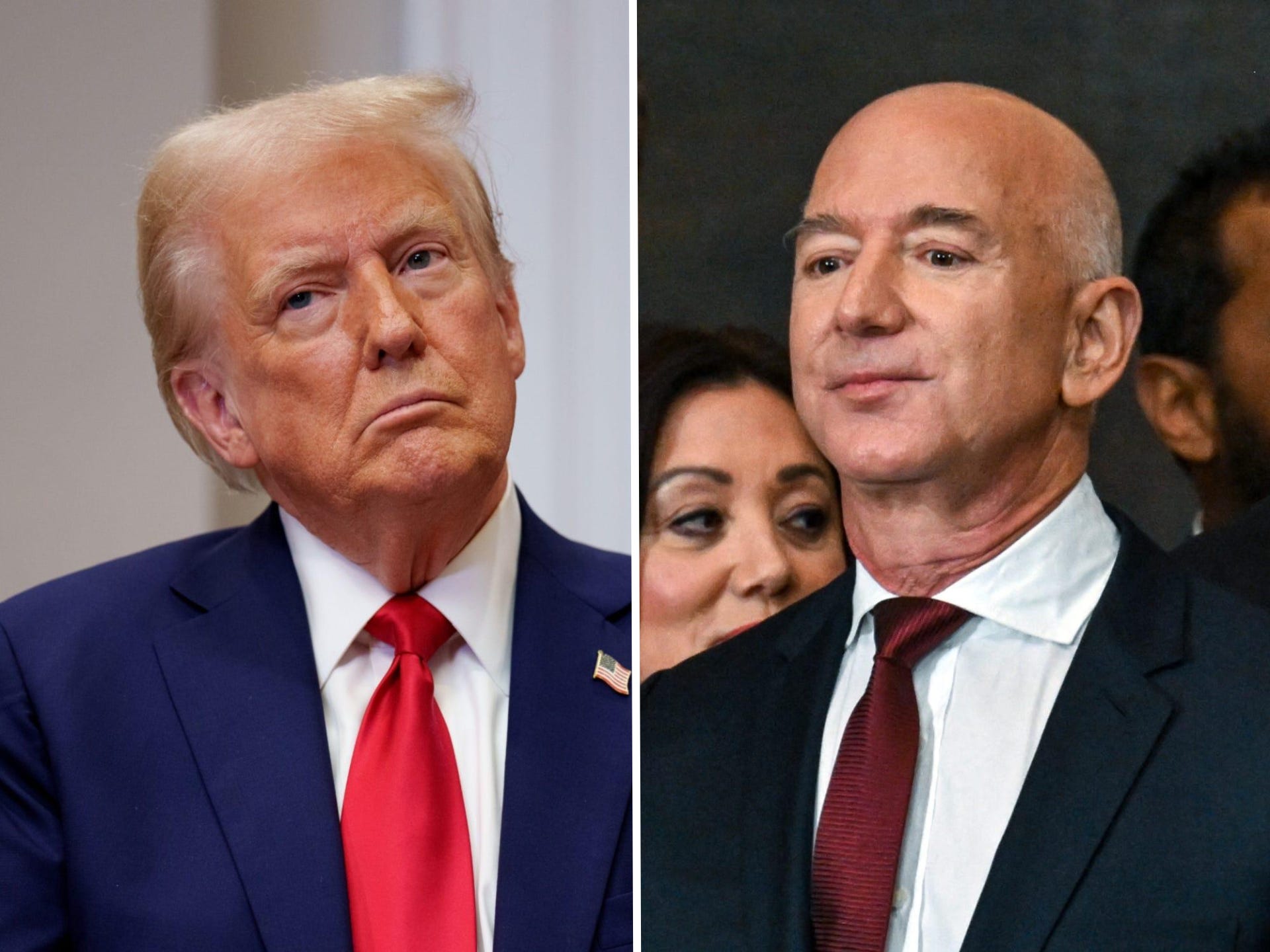 Democracy dines in darkness: Trump says he and Bezos had dinner hours ...