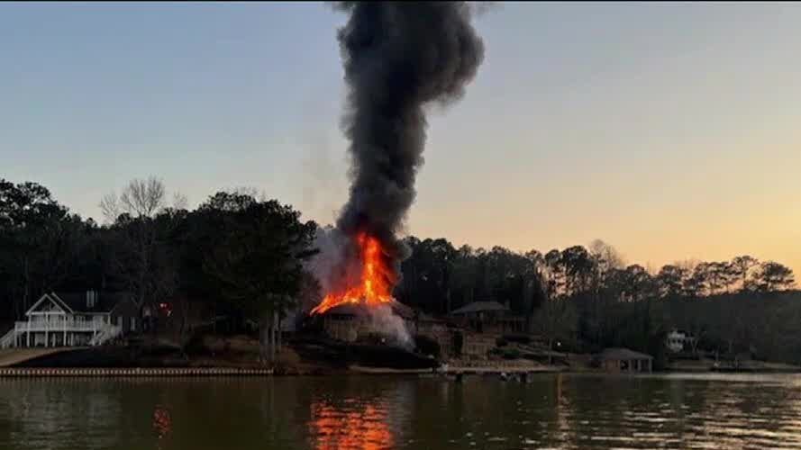 Fire in Beulah leaves Lake Harding home destroyed after suspected ...