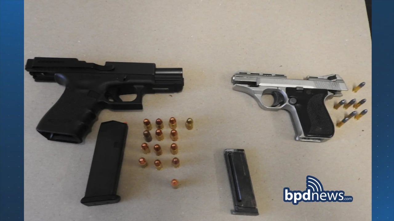 Boston police recover two firearms and arrest 17-year-old in Roxbury