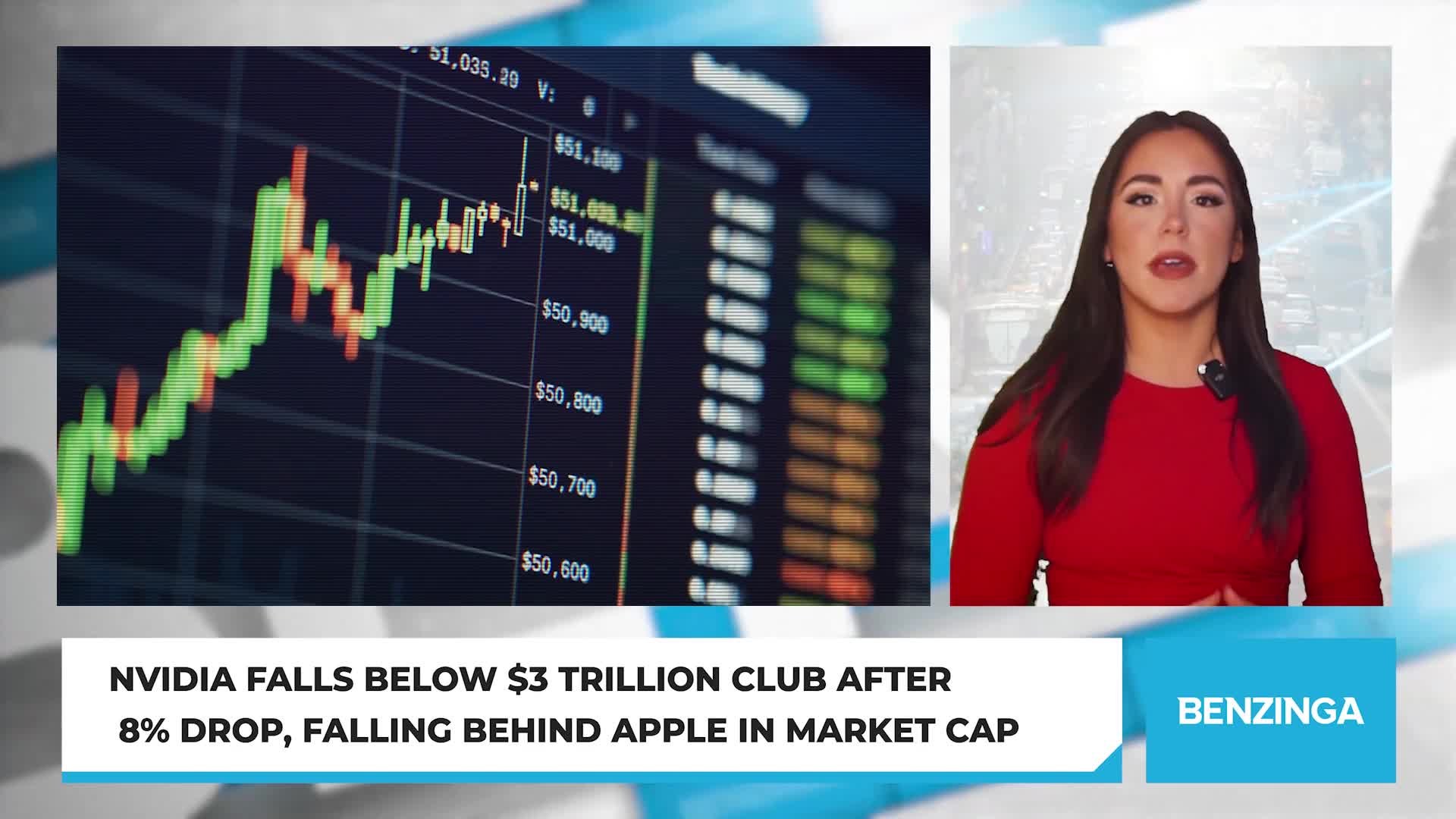 Nvidia Falls Below $3 Trillion Club After 8% Drop, Falling Behind Apple ...