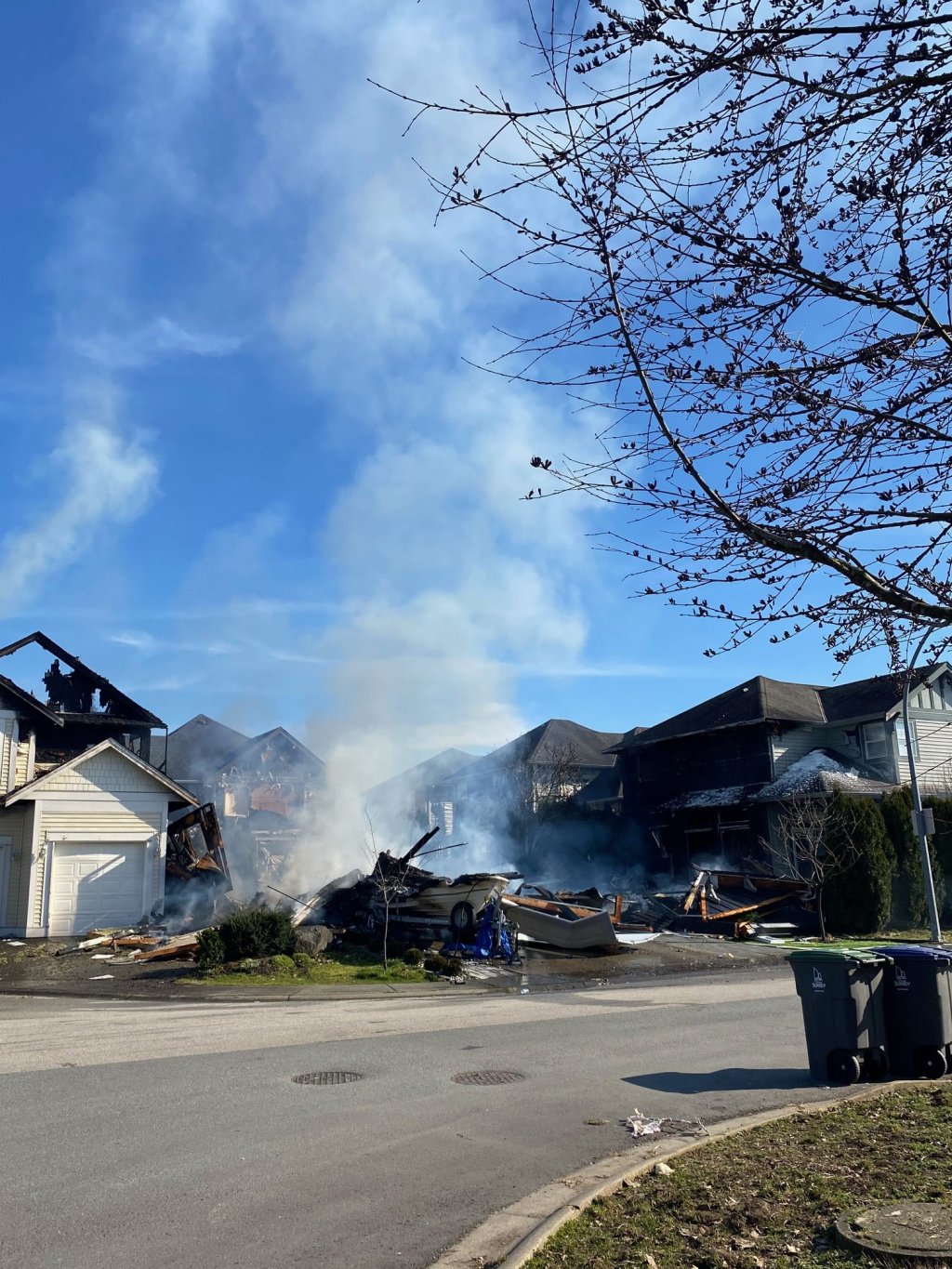 Explosion rocks Langley neighbourhood, 2 people critically injured, 1 ...