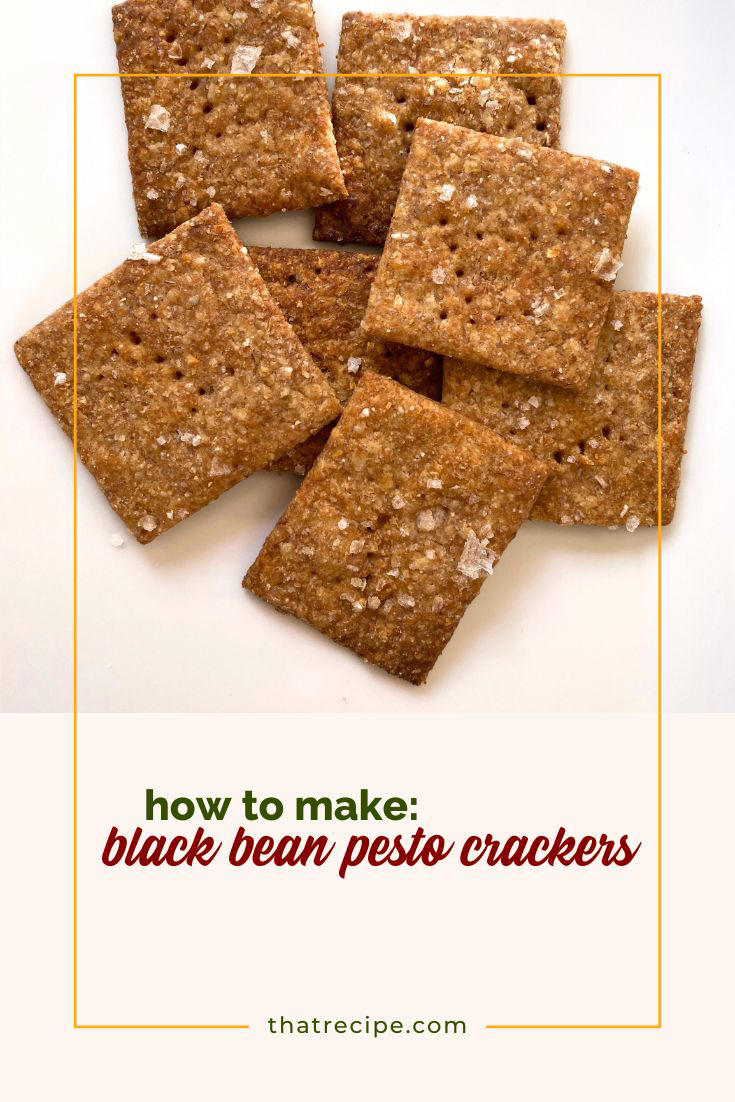 Black Bean Pesto Crackers: Healthy and Delicious