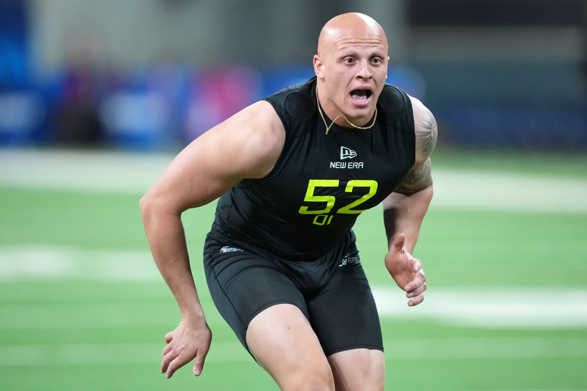 Landon Jackson Shines at the 2025 NFL Scouting Combine