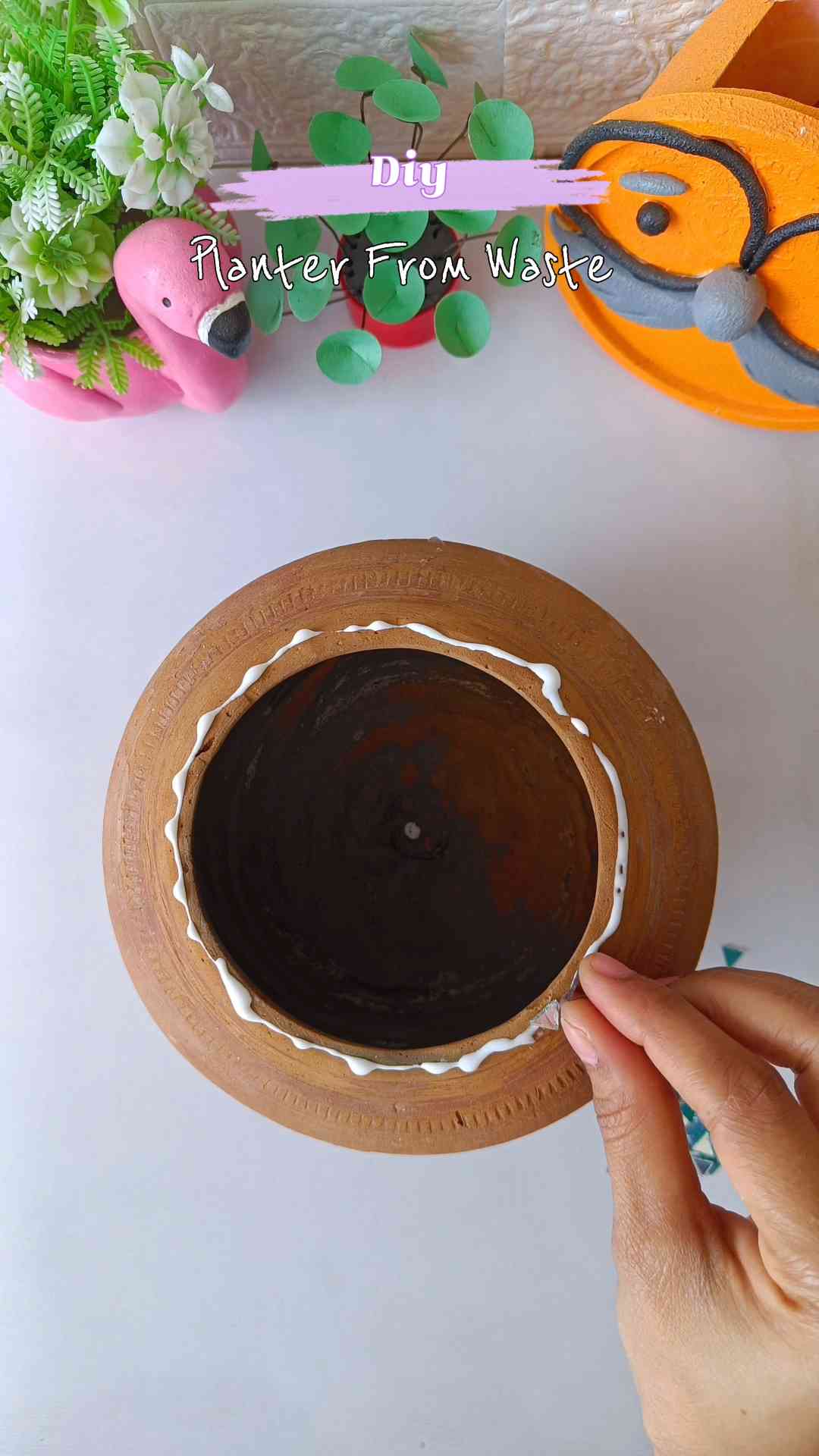 Transforming Waste into a Stunning DIY Planter