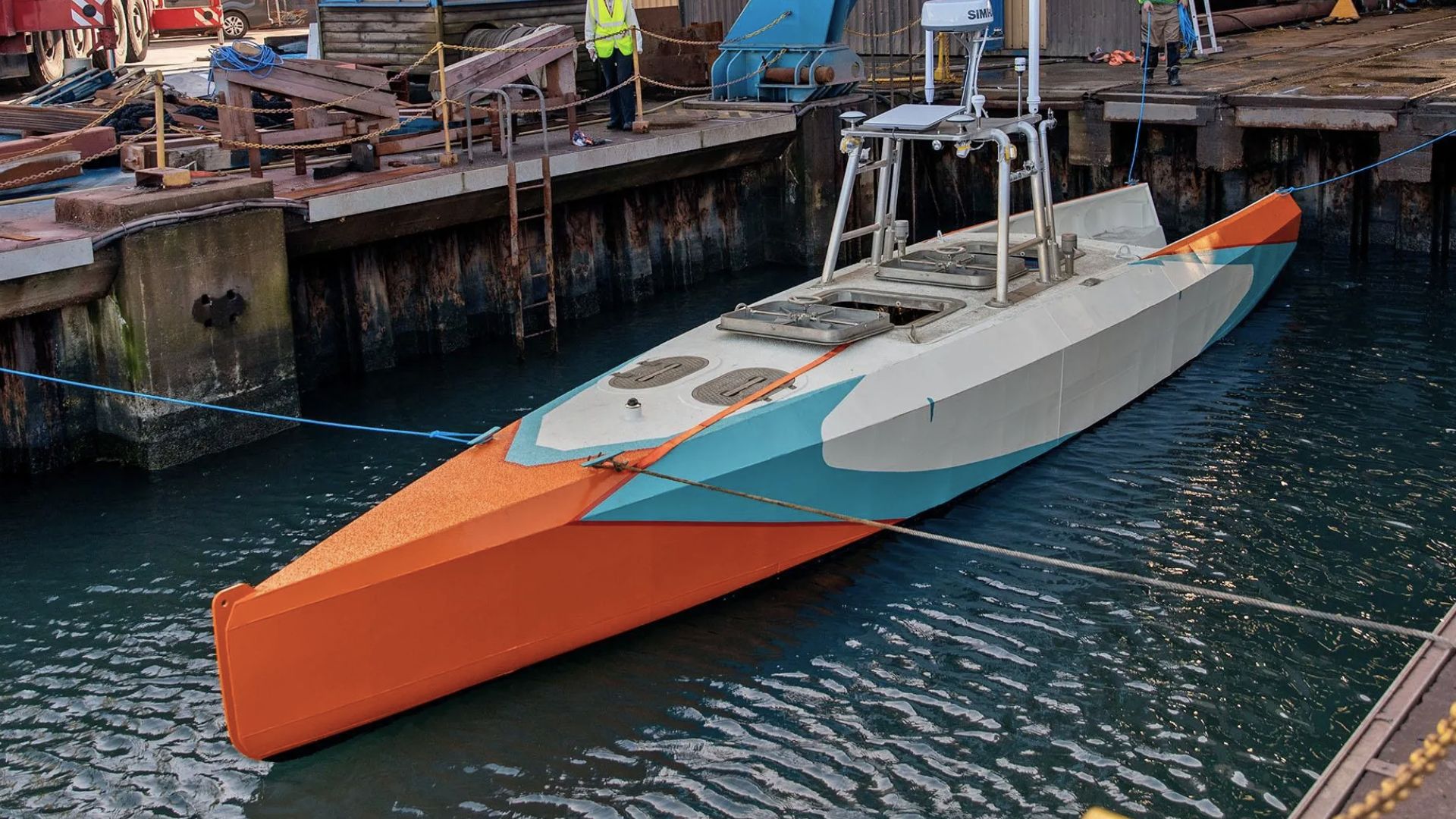 Photos: World's first fully autonomous USV fleet's initial unit hits ...