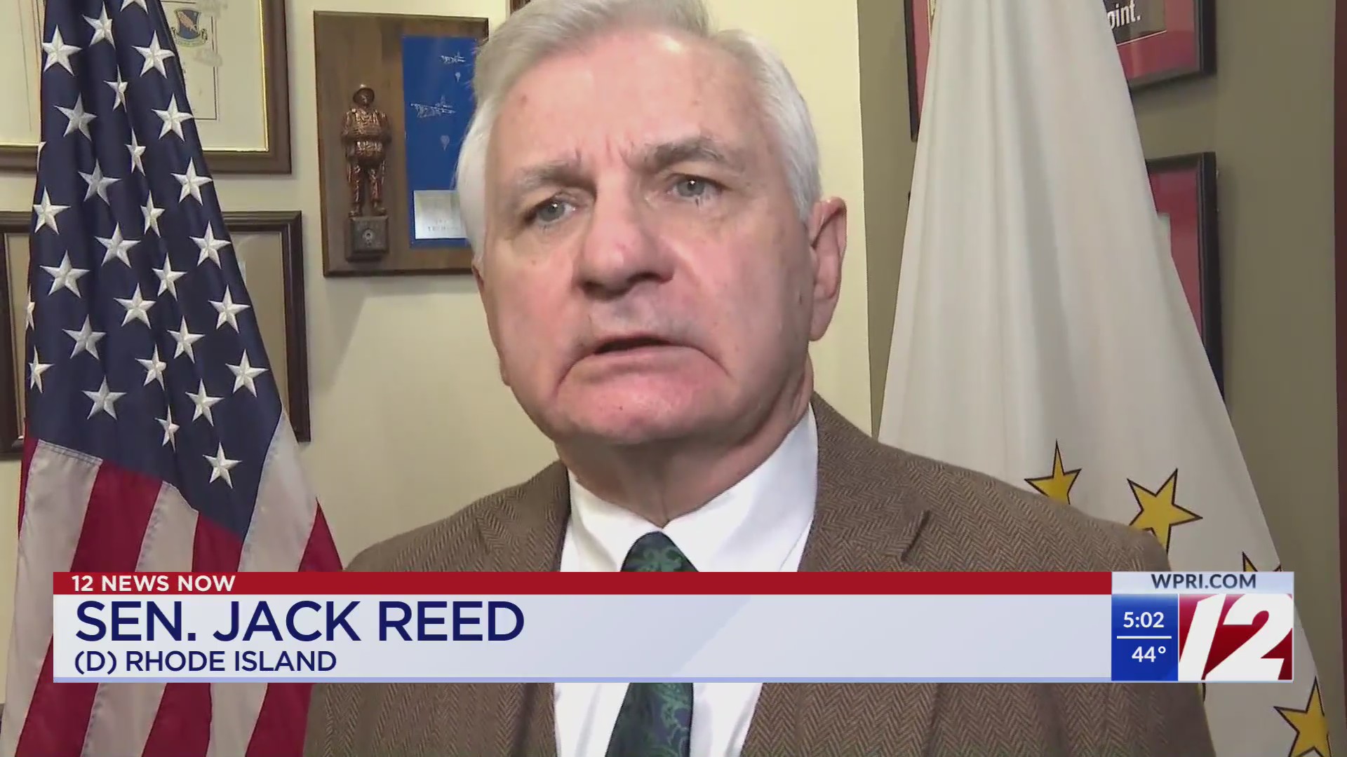Sen. Jack Reed responds to Trump, Zelenskyy's Oval Office meeting