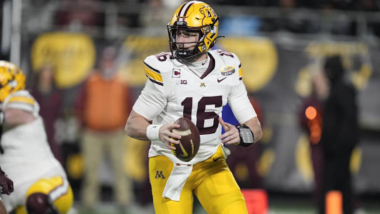 Gophers' Max Brosmer will be 1 of 13 QBs to throw at the NFL Combine