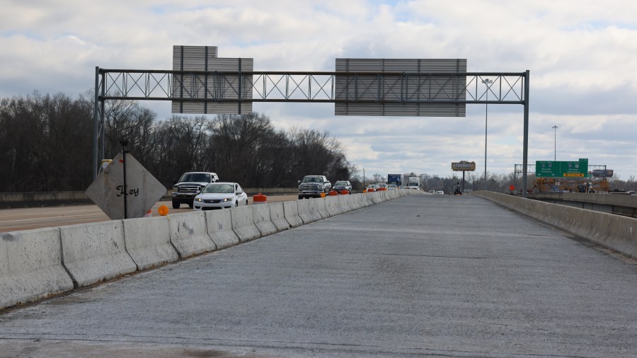 MDOT will shift traffic to new lanes for I-55 project work