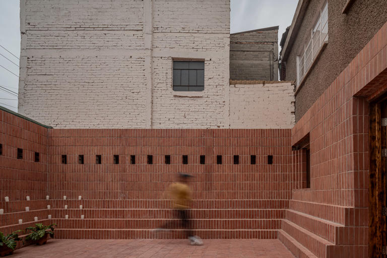 Mexico City house becomes temporary brick altar for religious relic