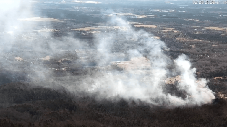 Human-caused wildfire continues to keep crews busy on Fort Mountain in ...