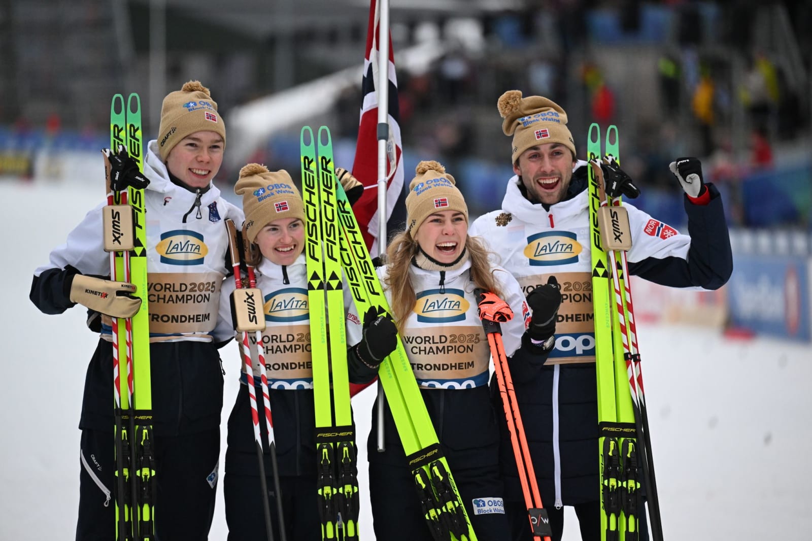 First gold at last worlds for Riiber; Prevc delivers in jumping