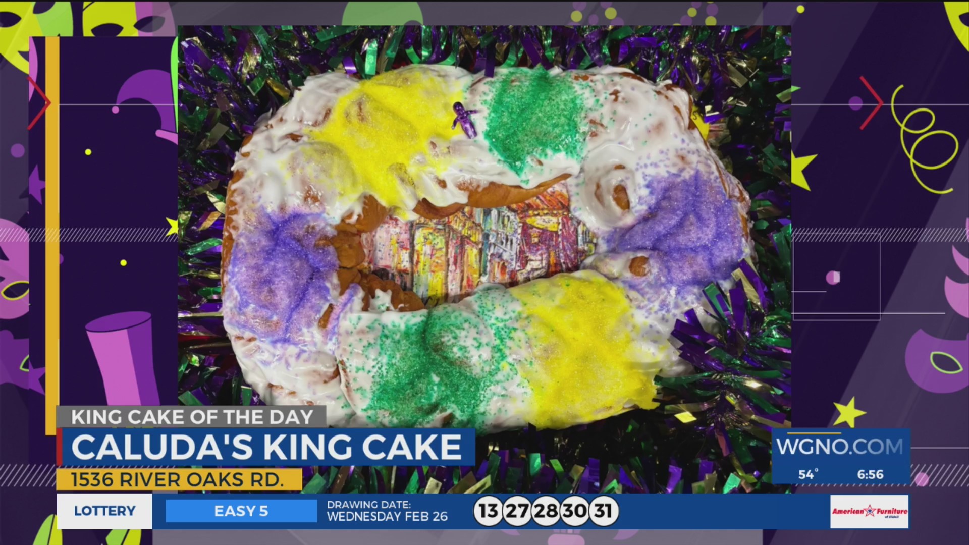 King Cake of the Day: Caluda's
