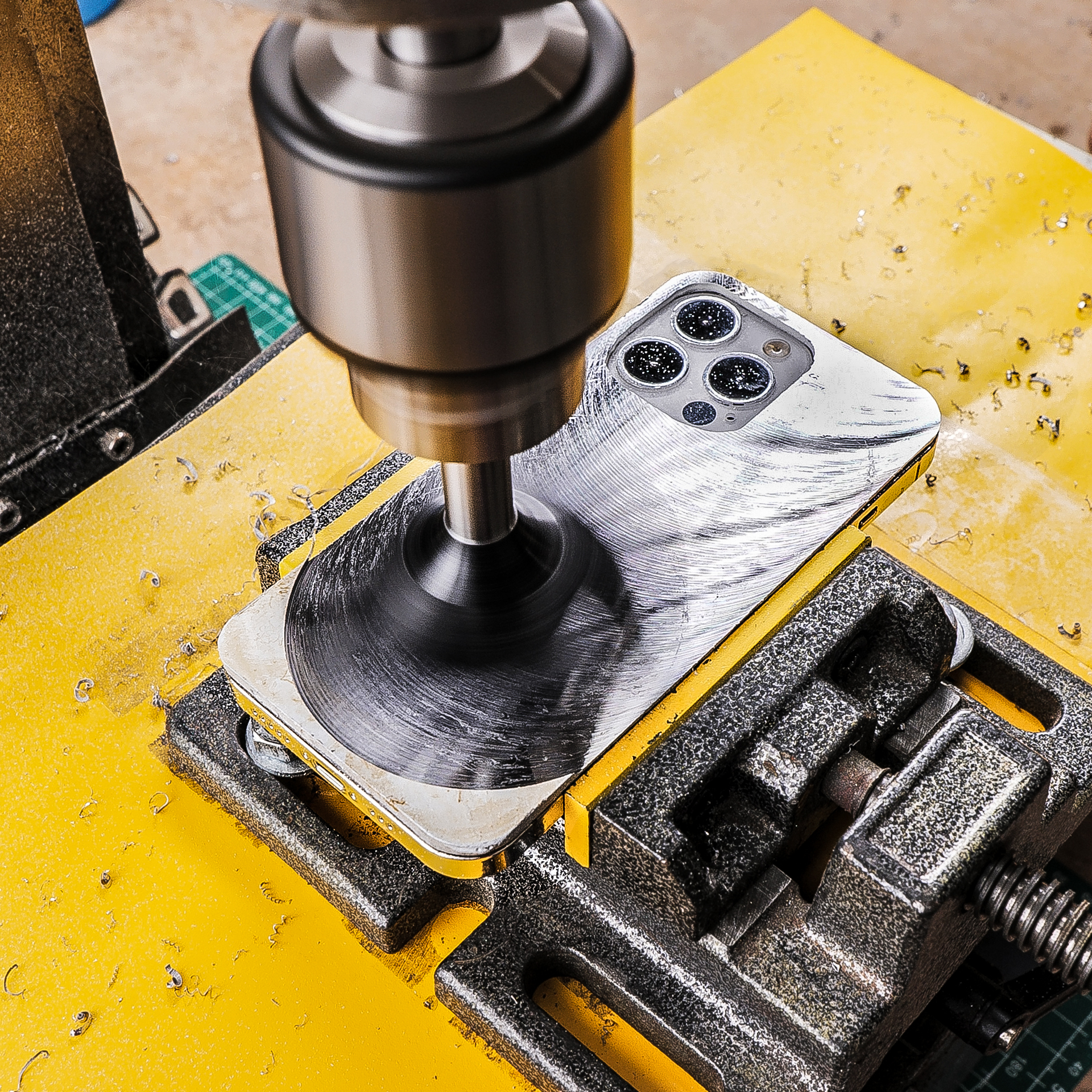 He made a DIY Leather Phone Case. What an amazing result!