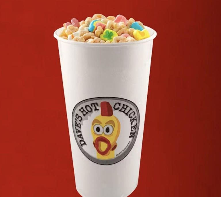 Breakfast dessert? Dave's Hot Chicken introduces Lucky Charms milkshake