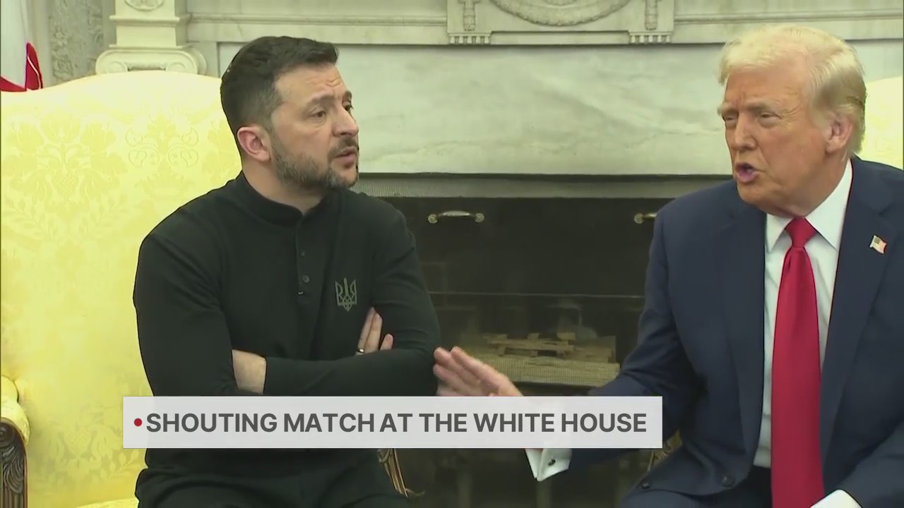 Oval Office meeting descends into shouting match