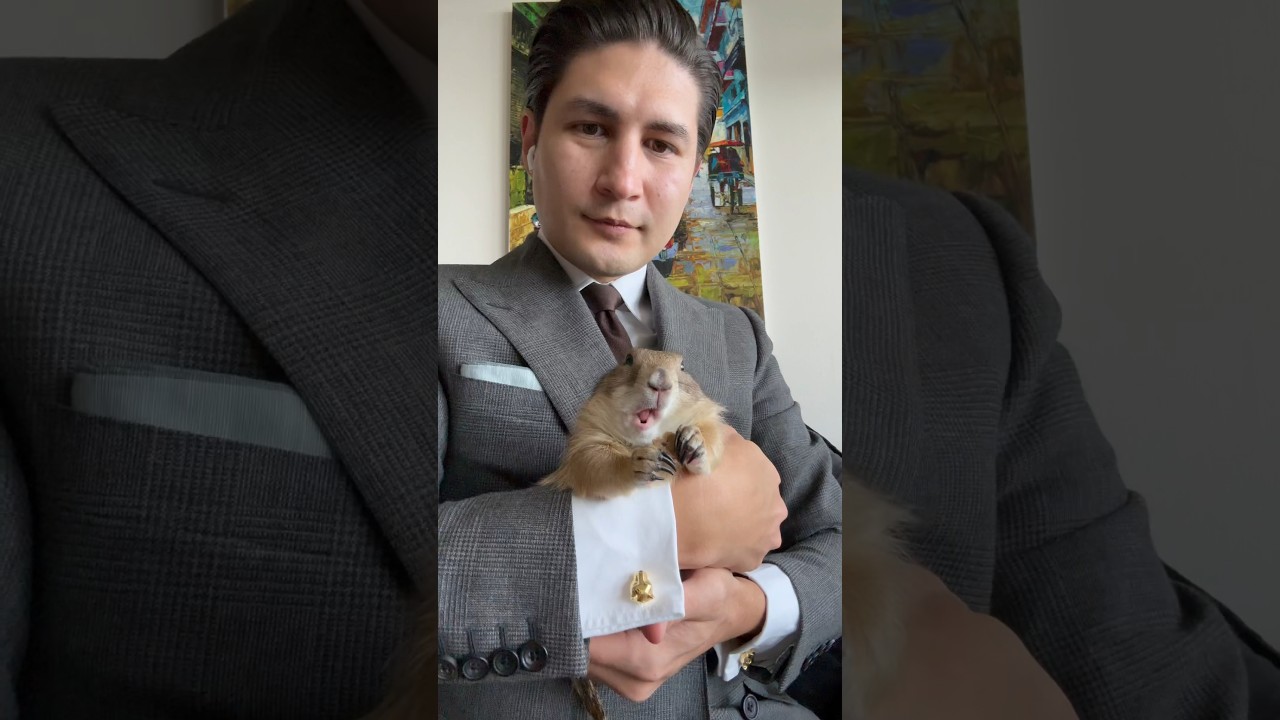 Snack Time for a Happy Prairie Dog Caught on Camera