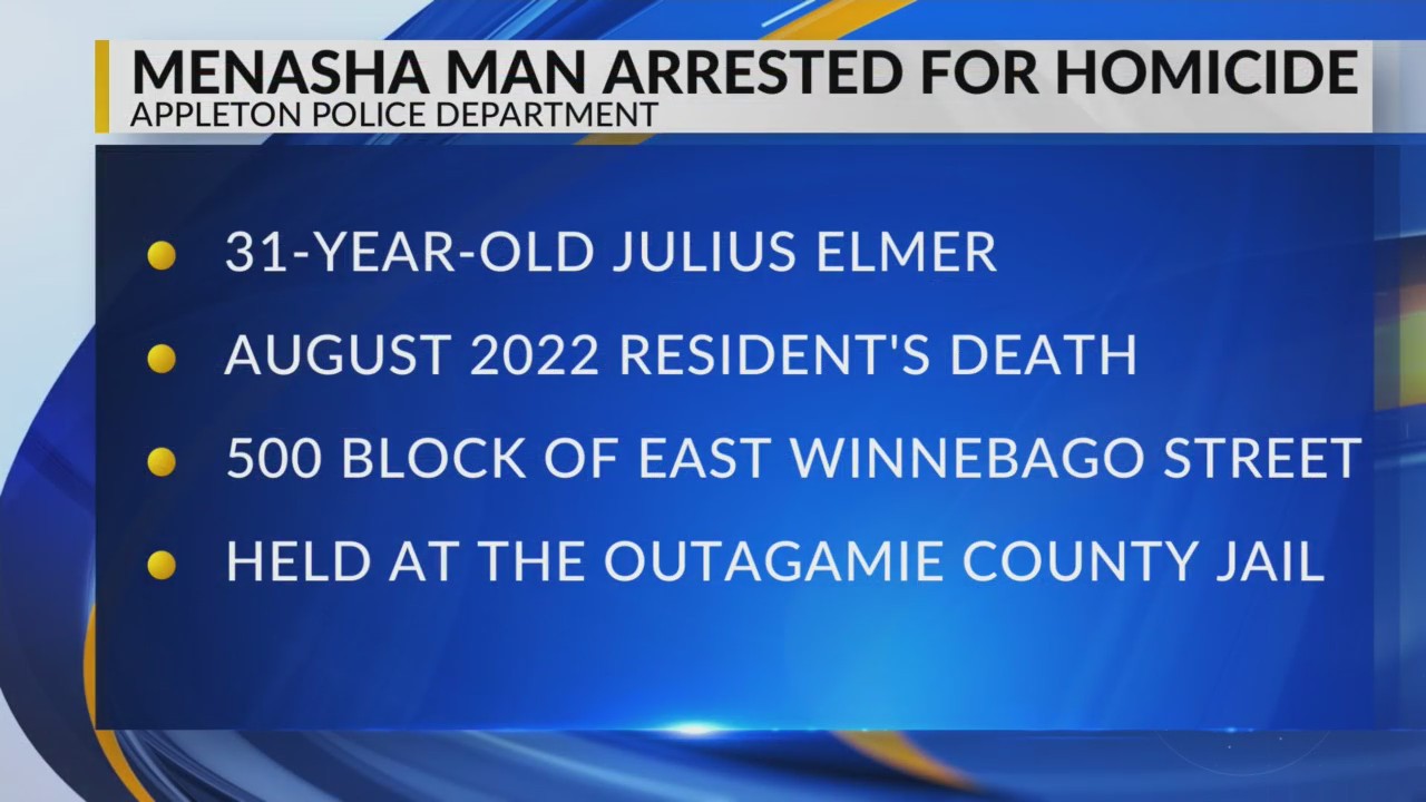 Menasha man arrested on 1st-degree reckless homicide charges stemming ...