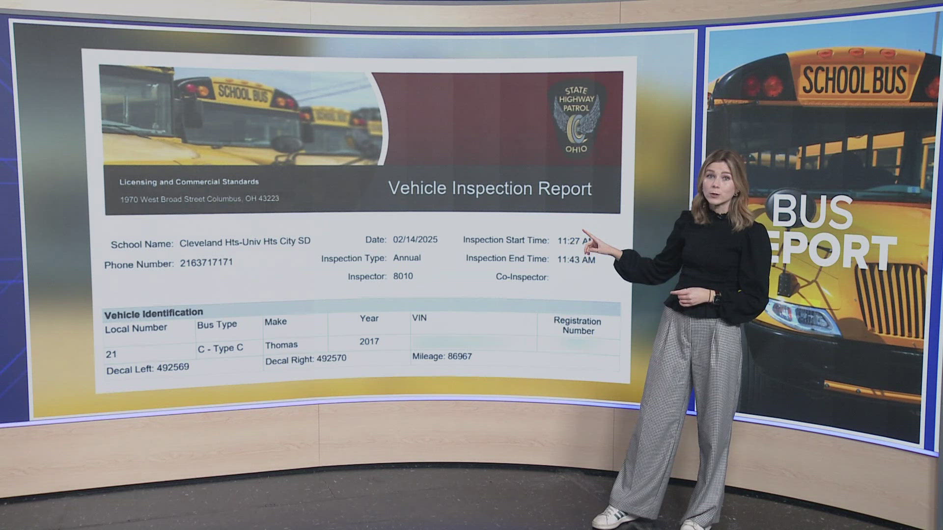 Cleveland Heights school bus that caught fire was cleared 2 weeks ...