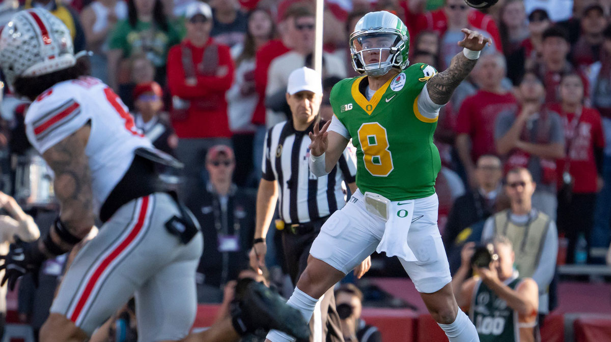 Oregon QB Dillon Gabriel silences haters after NFL Combine measurement