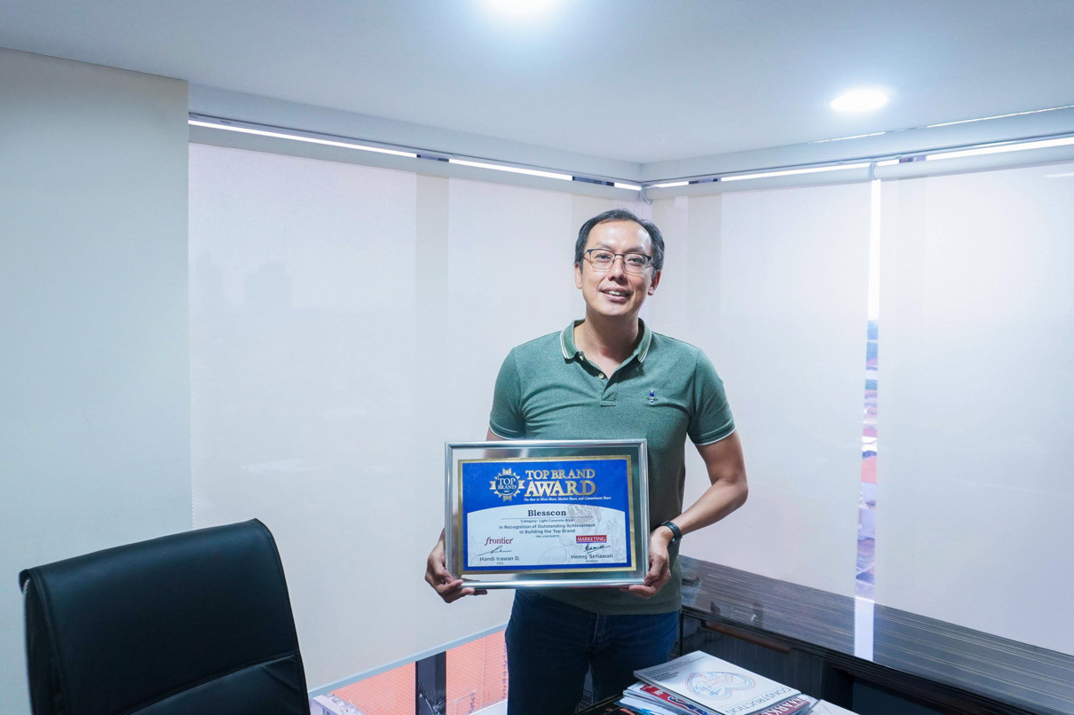 Blesscon Bata Ringan Raih Top Brand untuk Kelima Kalinya di 2025