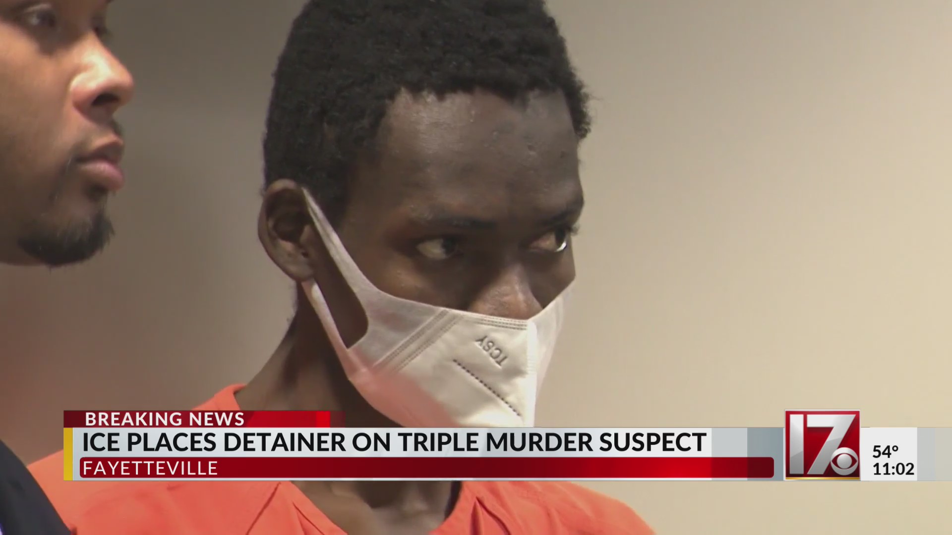 ICE places detainer on Fayetteville triple murder suspect