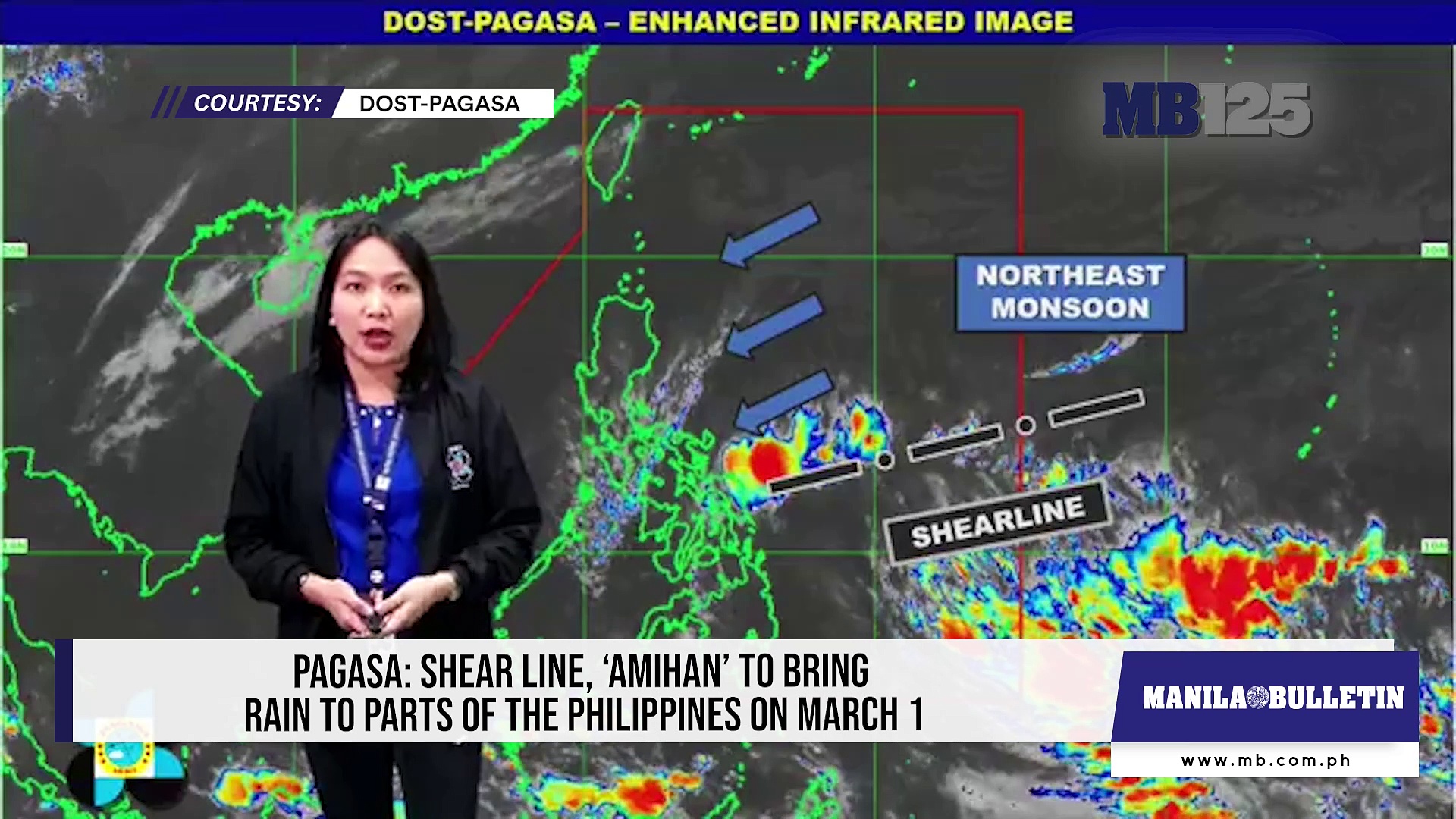 PAGASA: Shear line, ‘amihan’ to bring rain to parts of the Philippines ...