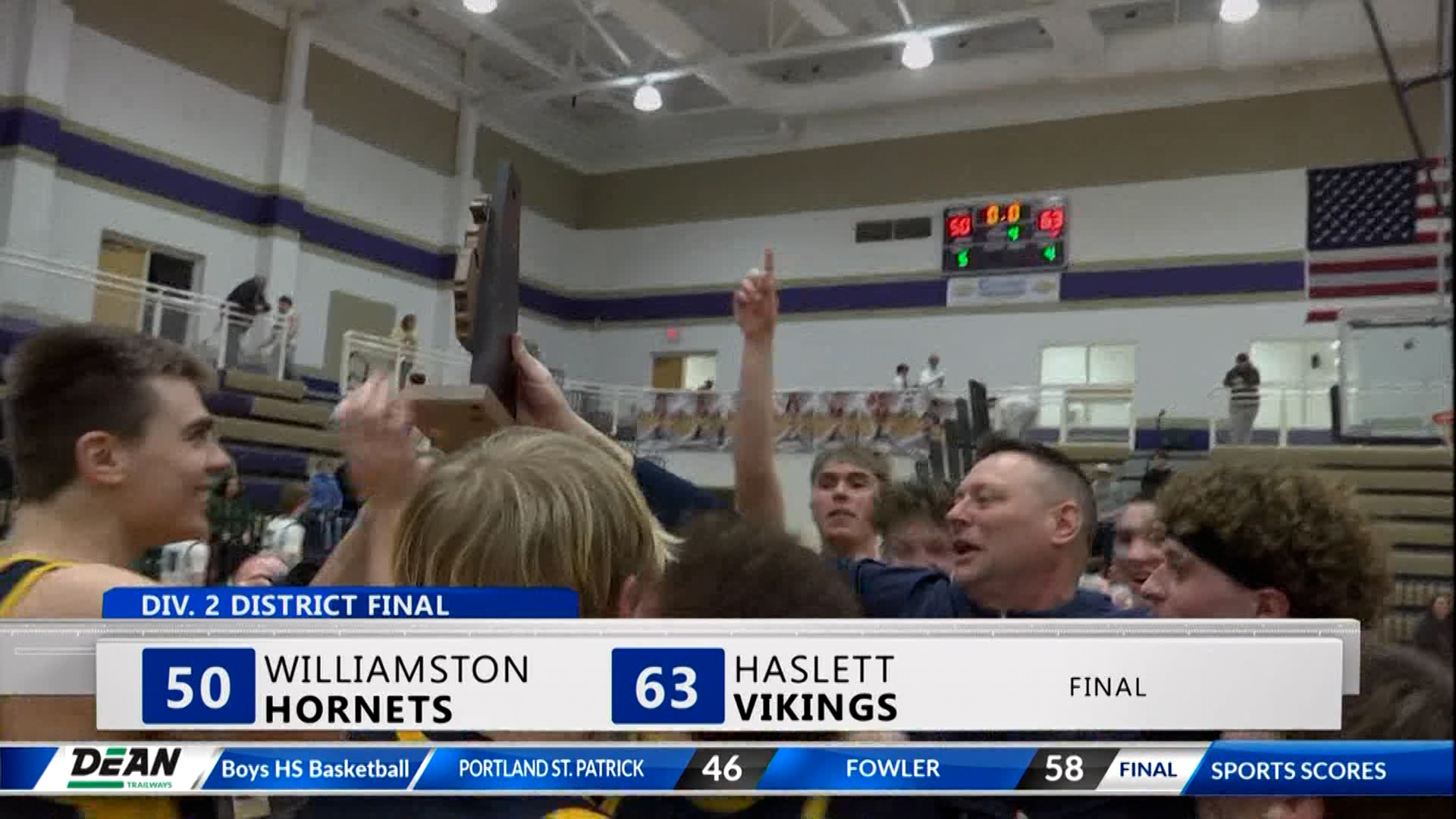 Haslett beats rival Williamston for district title