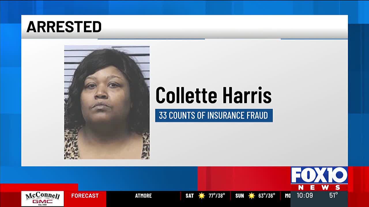 Mobile woman indicted on 33 counts of insurance fraud