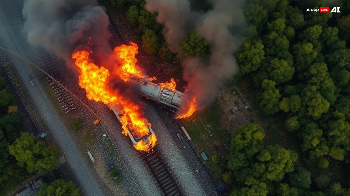 Massive Chemical Fire Erupts After Freight Train Derailment in Czech ...