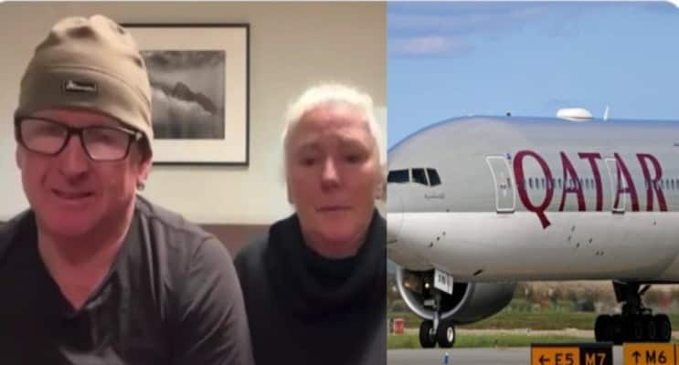 Mid-air HORROR! Couple trapped next to dead body for hours on Qatar ...