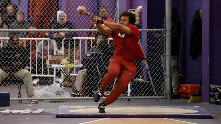 Alabama Thrower Ruben Banks Wins Silver Medal at SEC Championships ...