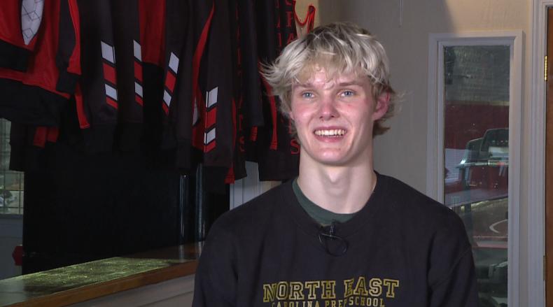Extra Effort: Ryan Mann sets the example on and off the mat