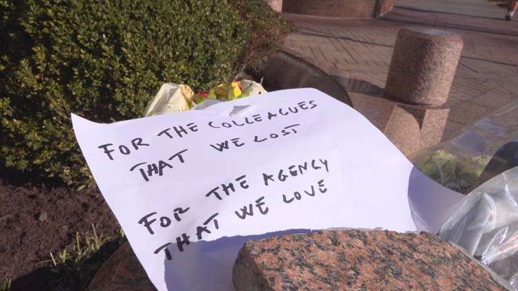 Jamie Raskin rallies NOAA employees vowing more protest