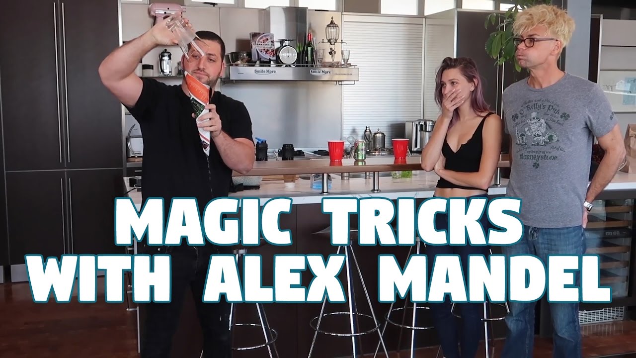 Trying easy magic tricks with Alex Mandel