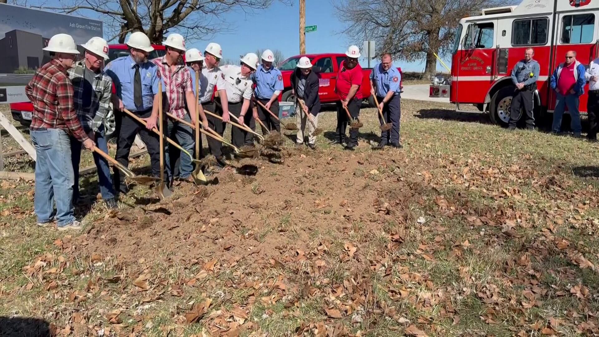 Ash Grove Fire Protection District breaks ground on new firehouse
