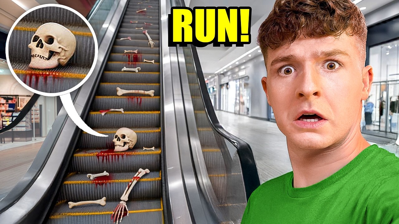 If you see human bones in an abandoned mall, run