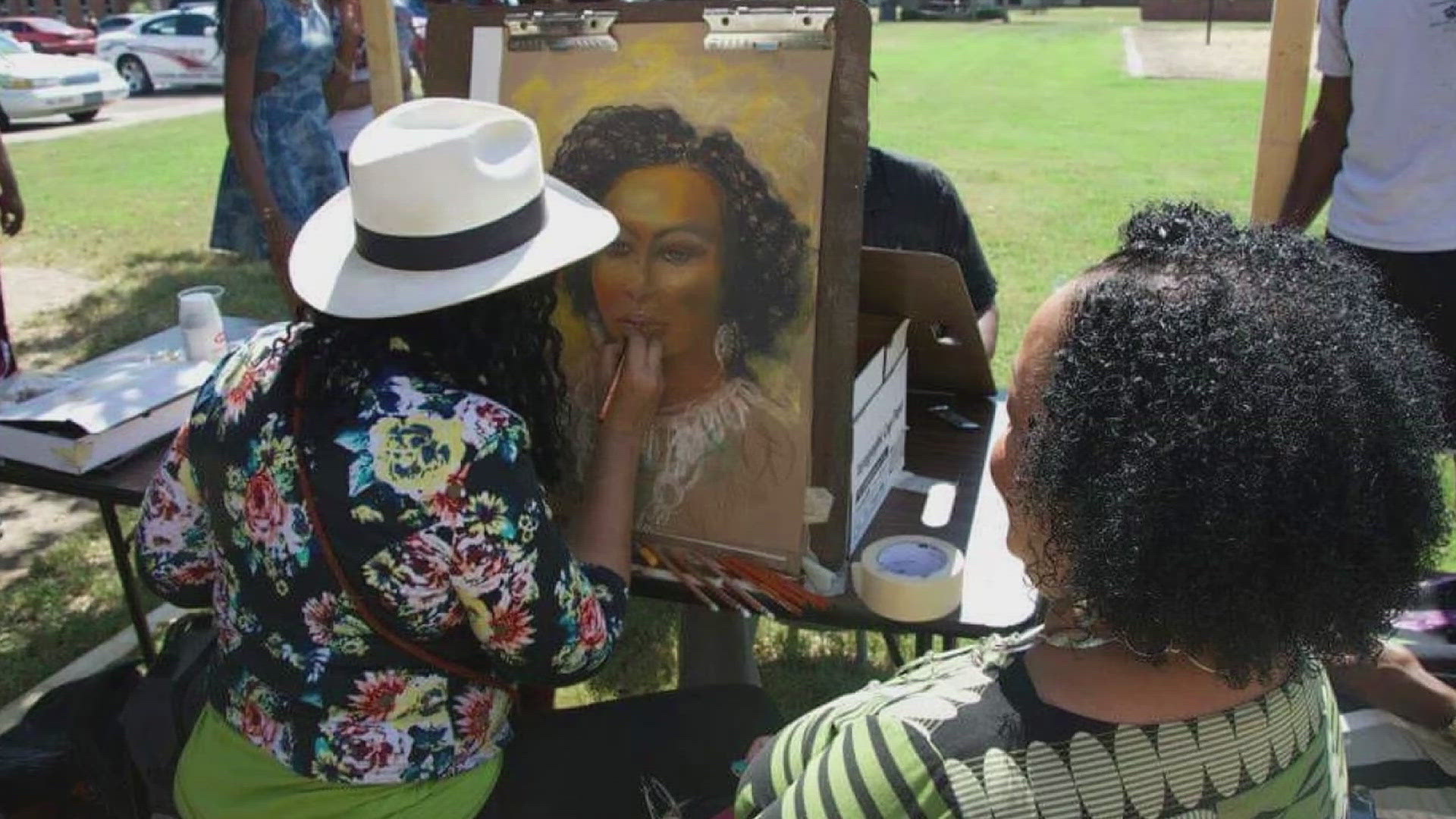 Meet the Quad Cities artist who is legally blind creating beautiful ...