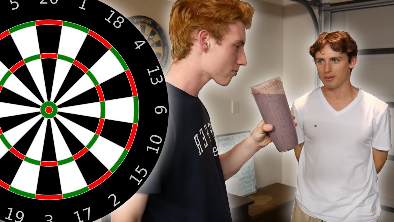 Creator eats only darts-inspired smoothie ingredients for a challenge