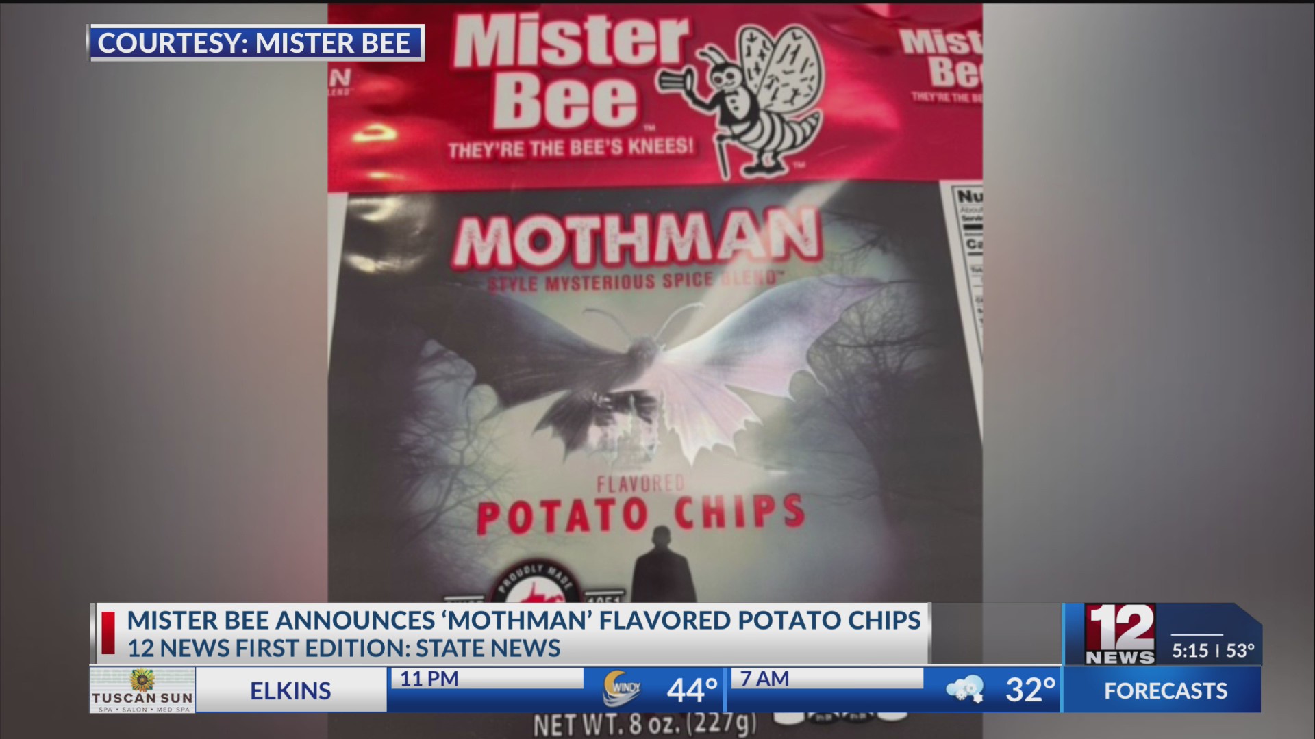 Mister Bee announces ‘Mothman’ flavored potato chips