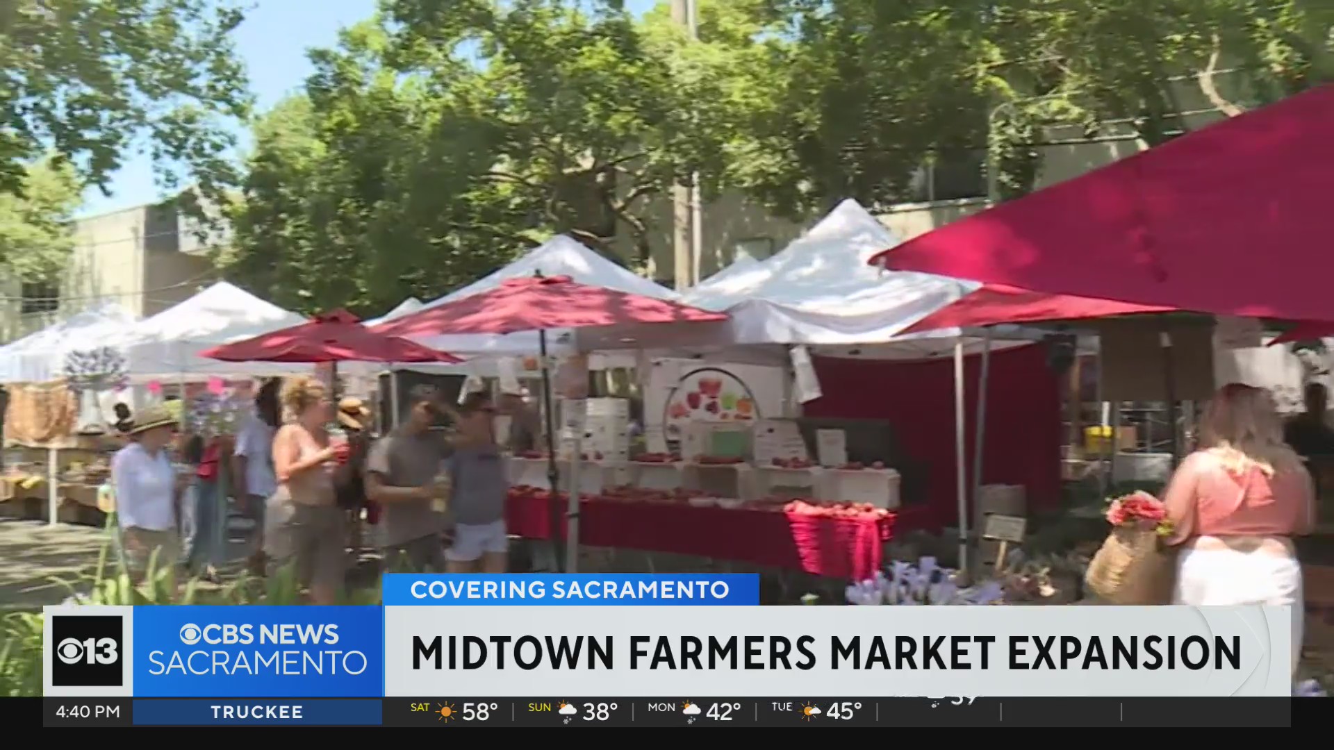Sacramento's Midtown Farmers' Market expands footprint to sixth city block