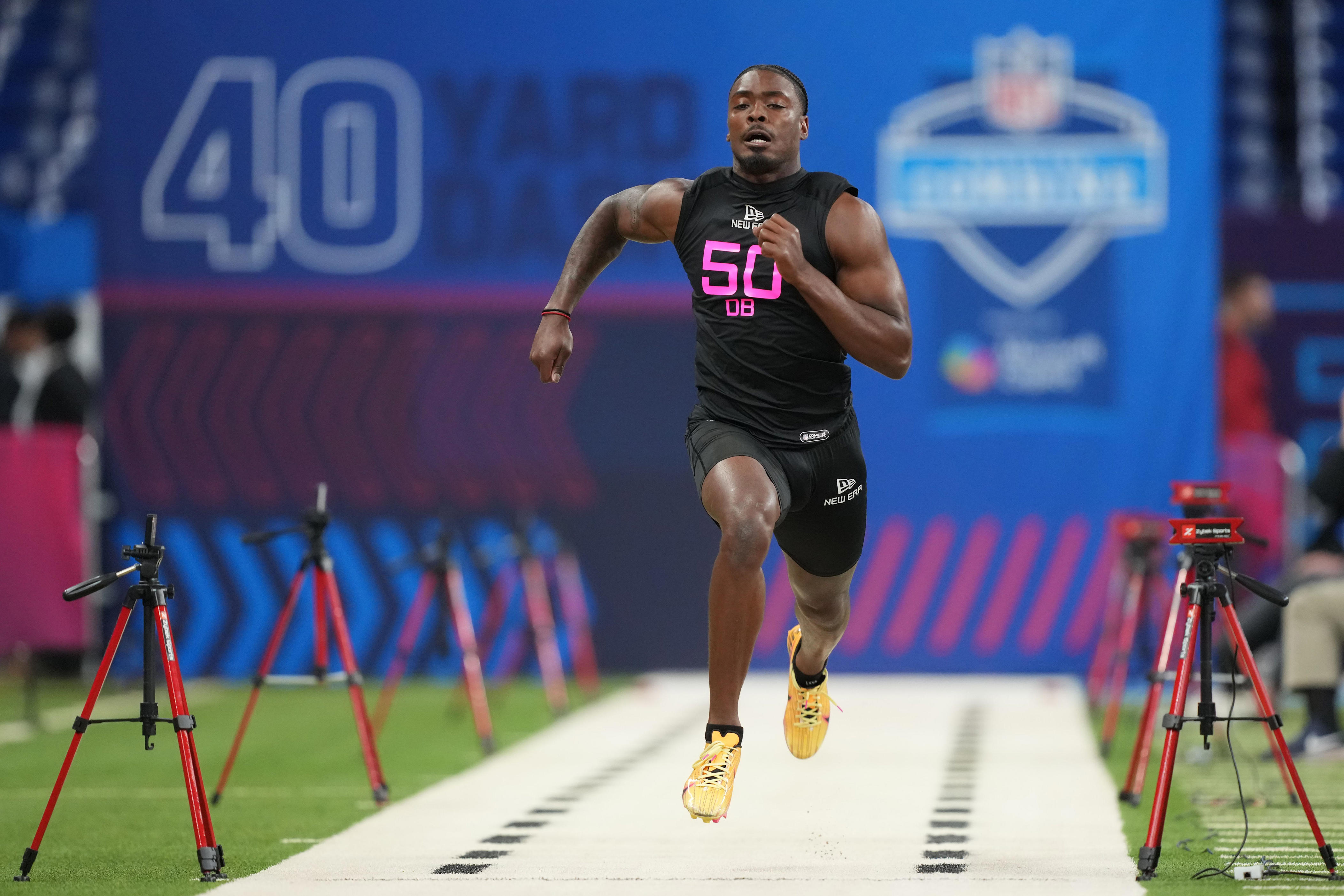 Georgia Bulldogs safety Malaki Starks puts on a show at the NFL combine