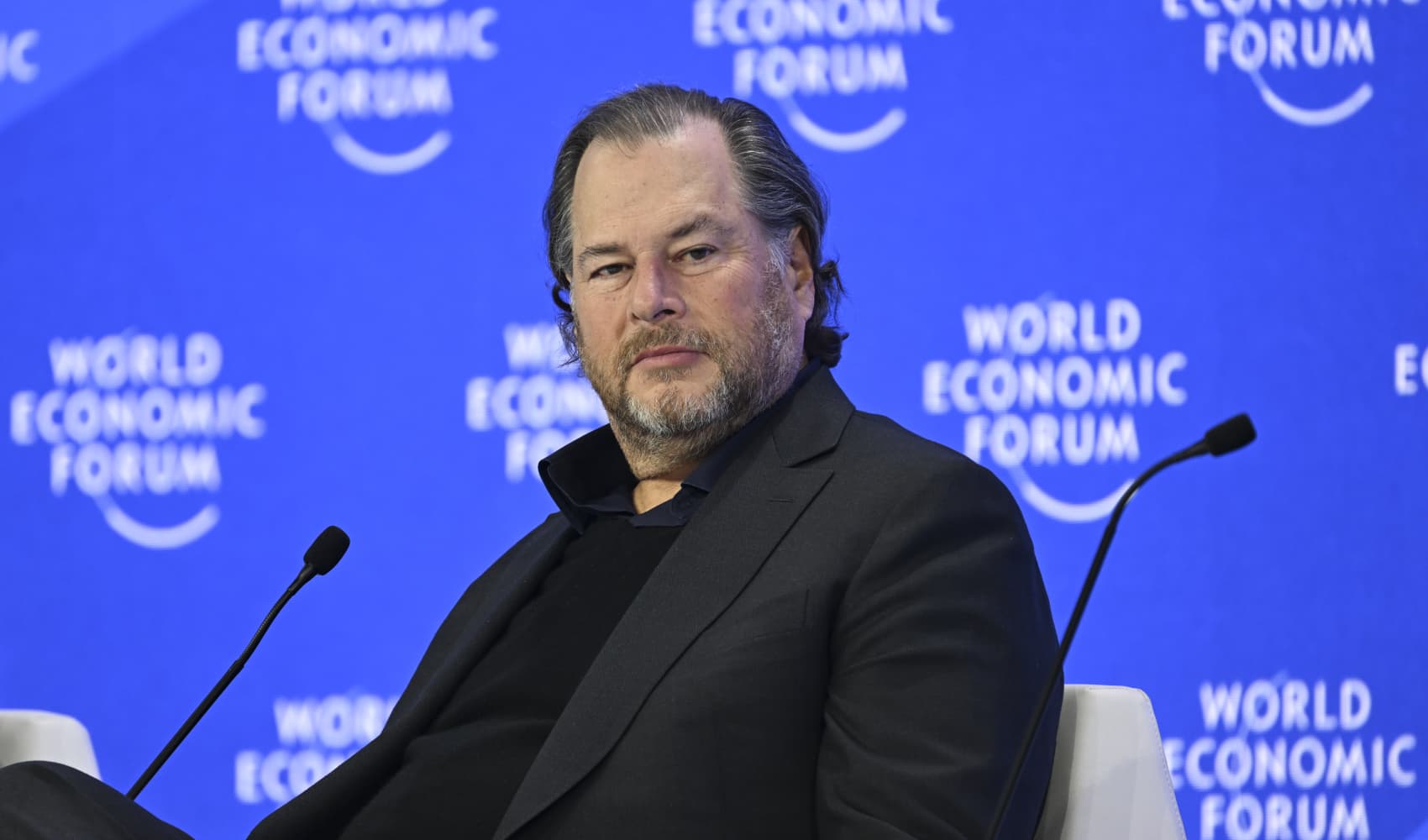 Salesforce CEO Marc Benioff says company won't need as many human workers