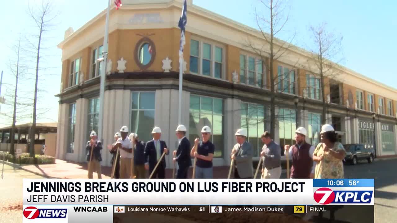 City of Jennings breaks ground on LUS Fiber project