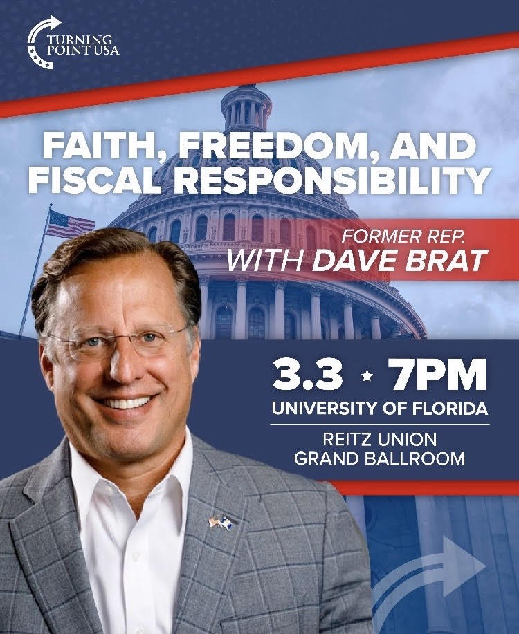 TPUSA presents former U.S. Congressman Dave Brat on March 3