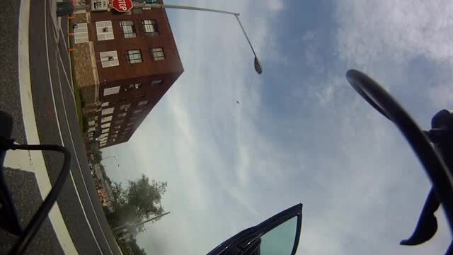 Truck Driver Road Rage in Bicycle Lane