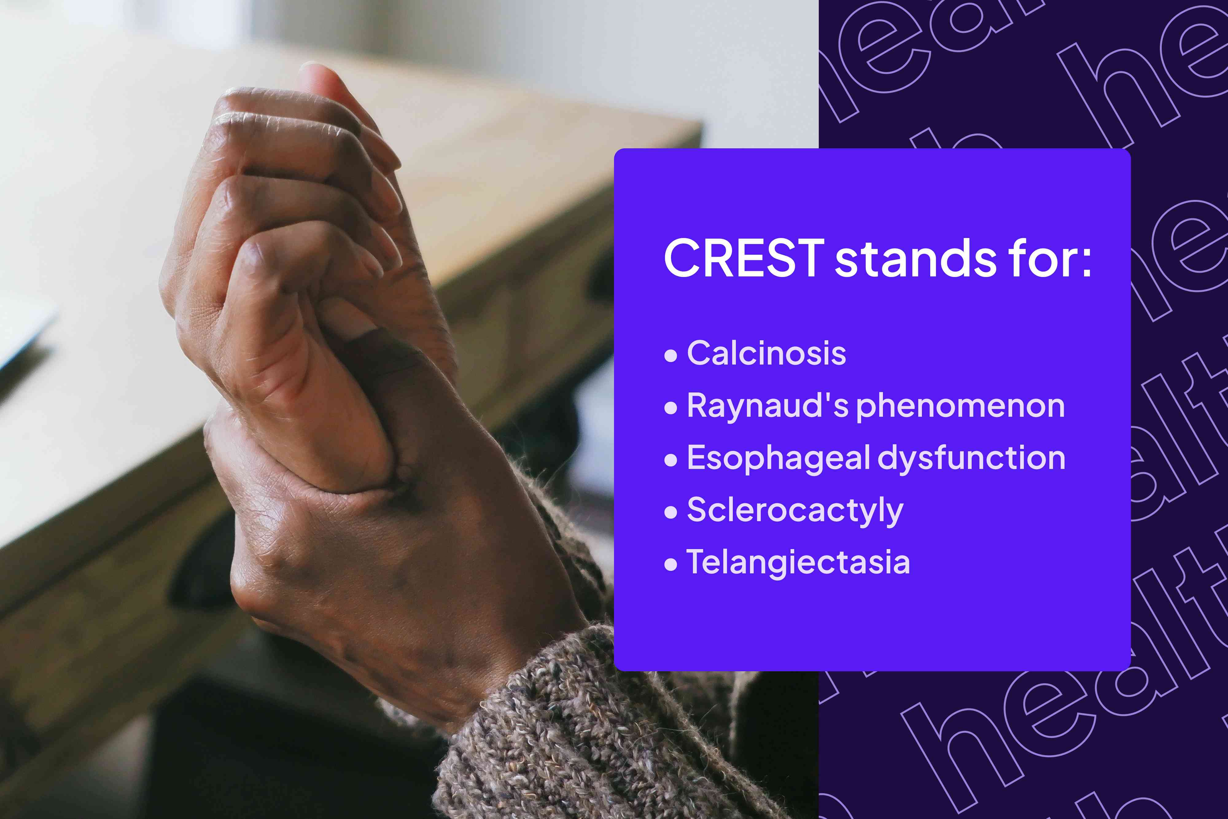 What To Know About CREST Syndrome (Limited Systemic Sclerosis)