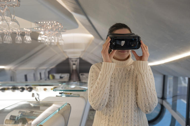 I travelled inside the 'Flying Bum' - this is what it was like