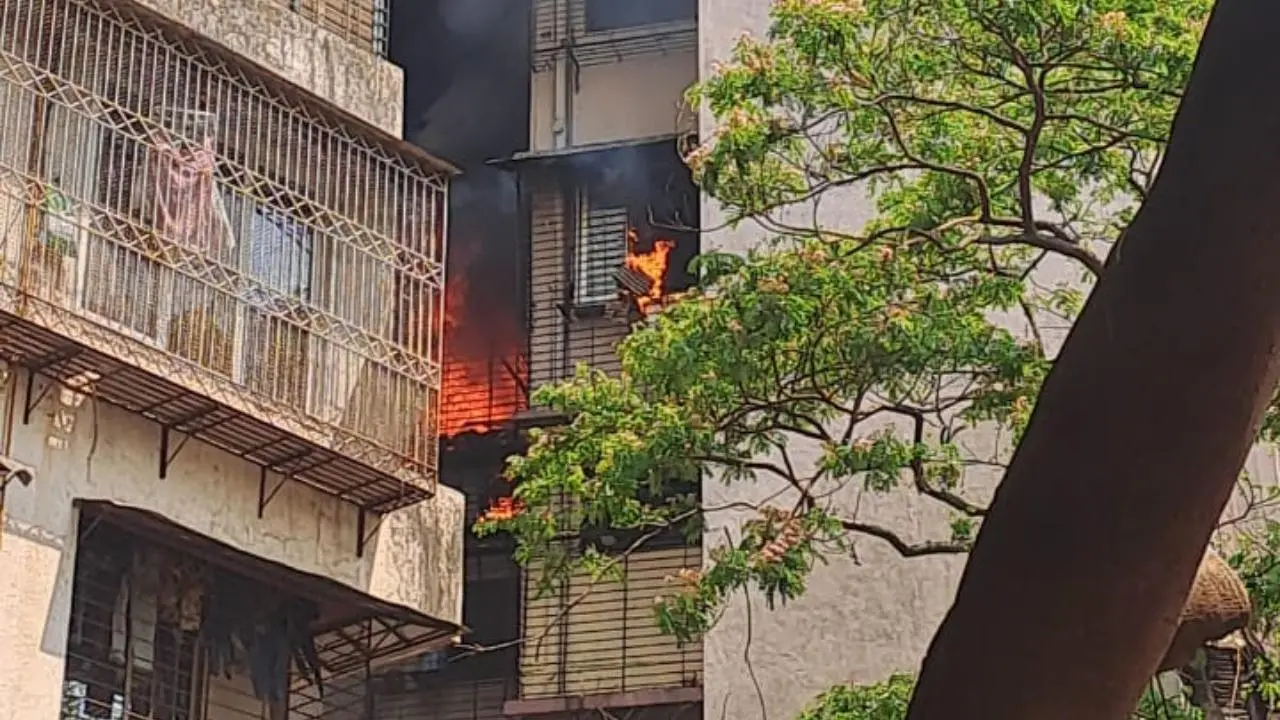 Fire breaks out at a residential building in Ghatkopar, no injuries ...