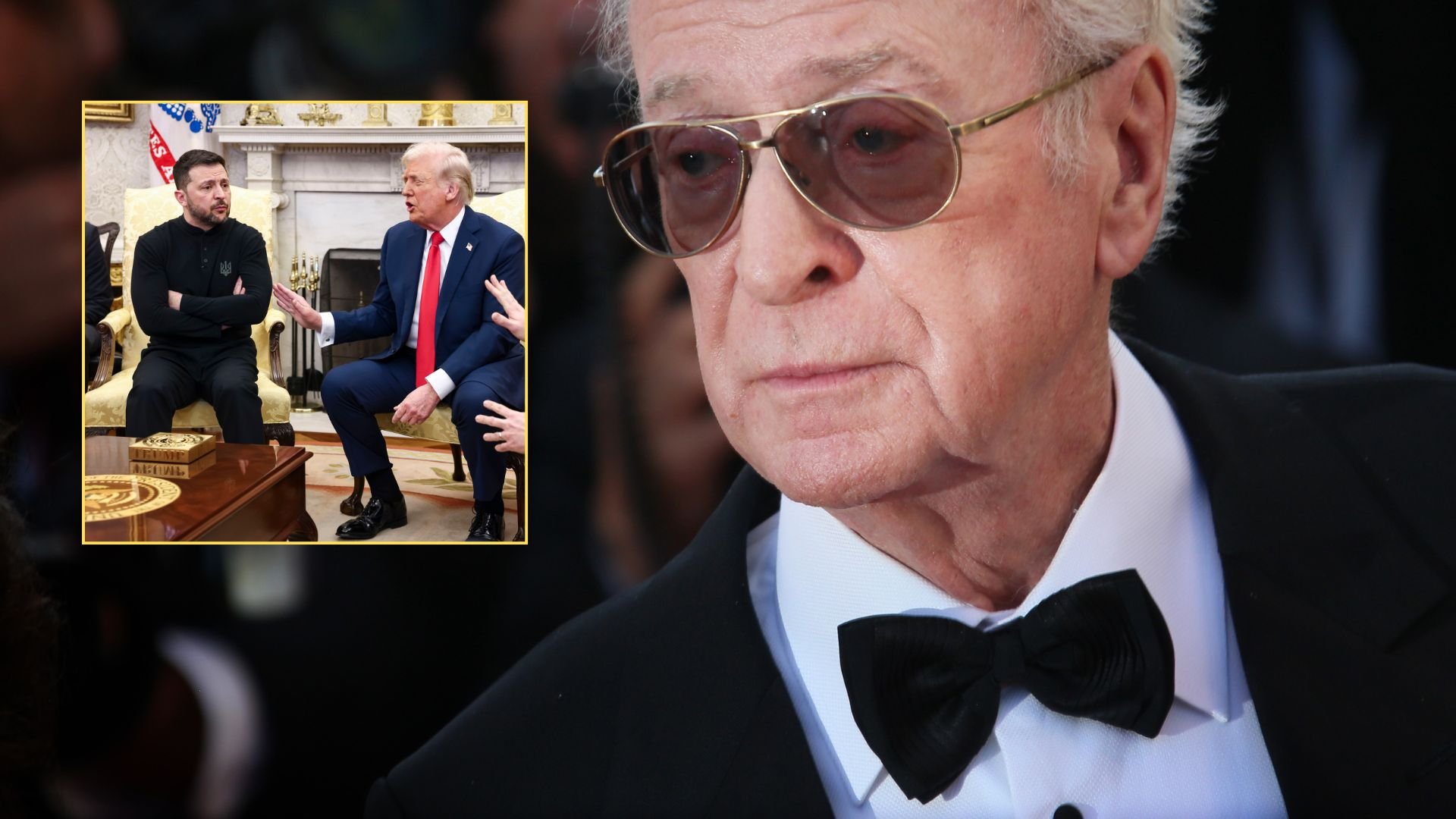 91-letni Michael Caine w trzech słowach podsumował awanturę Trumpa i ...